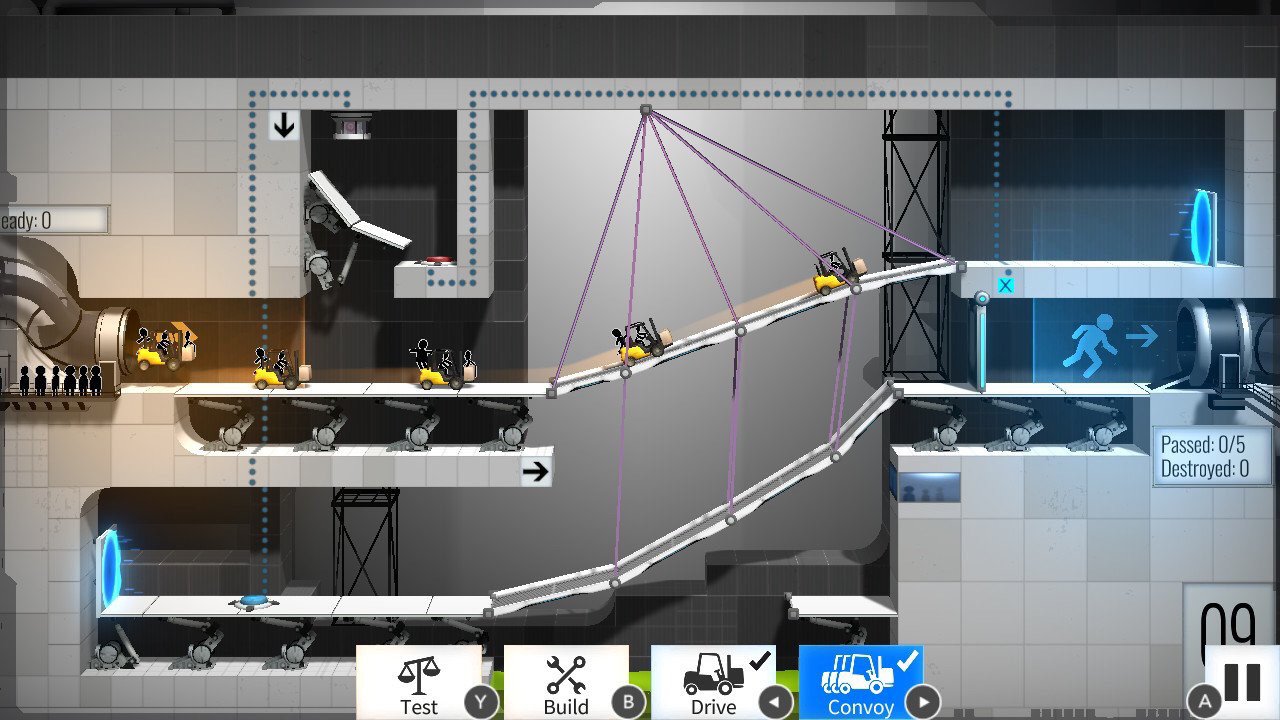 Bridge Constructor Portal (Switch eShop) Review - Vooks