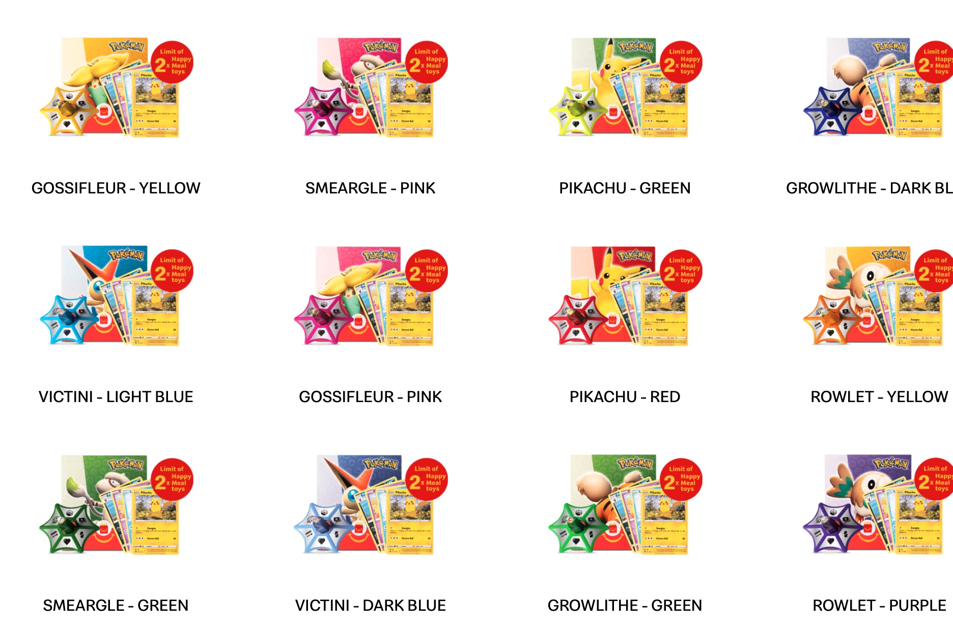 Pokémon Match Battle cards arrive at Macca's in Australia next month ...