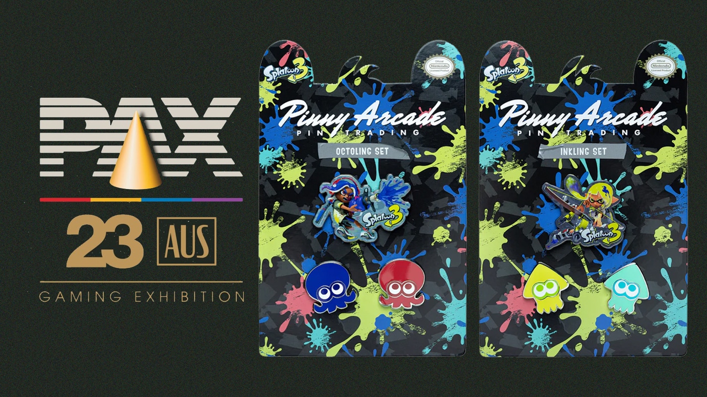 Splatoon Pinny Arcade pins coming to PAX Australia 2023 - Vooks